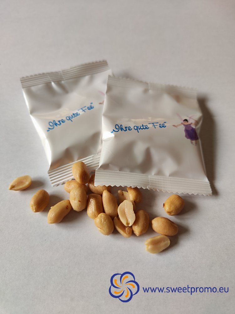 Salted peanuts in a 12g bag - Amount in package: 500pcs :: Sweet-Promo.eu