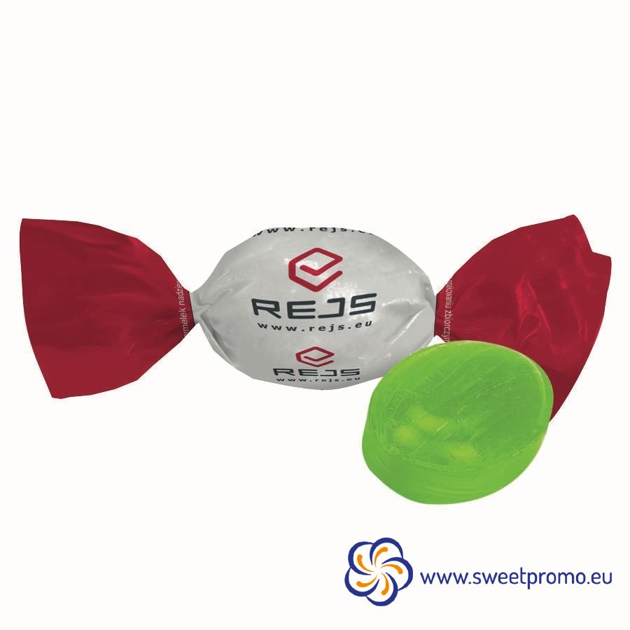 Reklamní bonbony s vlastním potiskem - Hmotnost: 25kg
