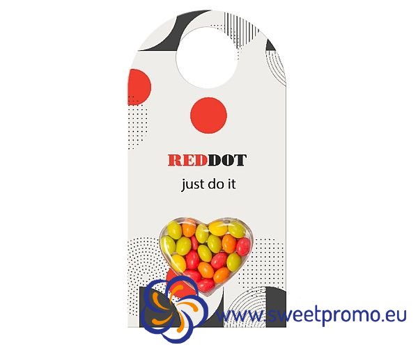 Promotion candy card or with door hanger - 1000pcs :: Sweet-Promo.eu